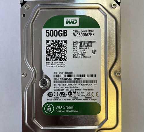 Жесткий диск 500гб WDC WD5000azrx-00A8LB0 500,1 GB