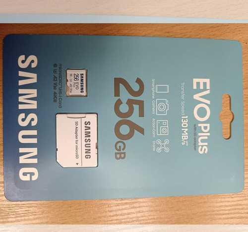 Карта памяти Micro sd 256 samsung