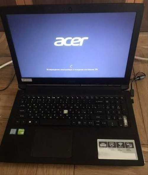 Ноутбук acer aspire3,intel core i3