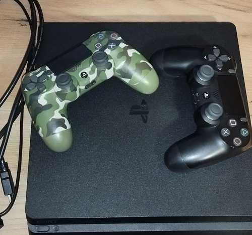 Sony playstation 4 slim 1tb 2 геймпада