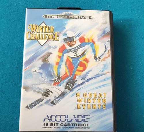 Ор. катридж Sega megadrive Winter Challendge Pal