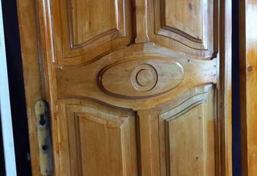 Двери деревянные разного фасона бу