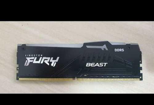 Оперативная память kingston fury Beast RGB DDR5