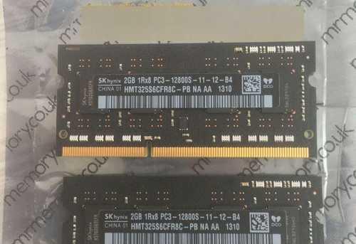 Память DDR3 SO-dimm SKHynix HMT325S6CFR8C-PB 2x2GB