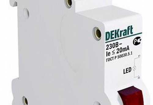 DEKraft лc-101 Красная Лампа LED сигнальная на DI