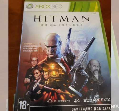 Диск hitman trilogy для xbox 360