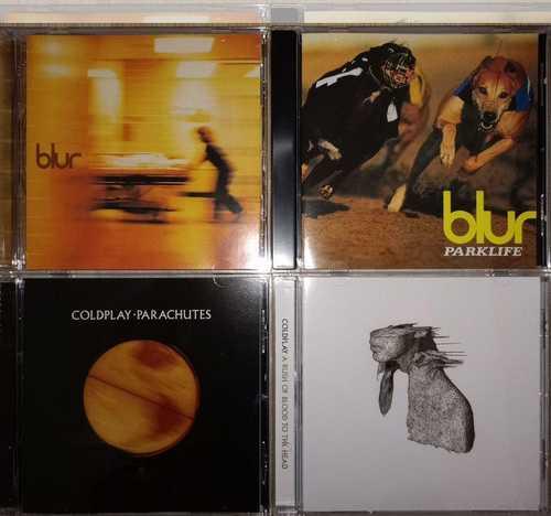 Группы Coldplay, Blur, CD, Сд диски