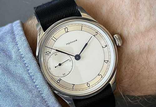 Молния Марьяж в хроме - мужские наручные часы СССР