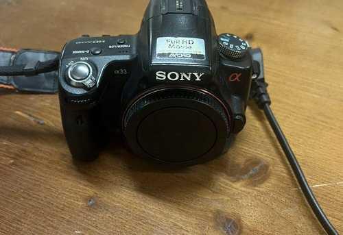 Зеркальный фотоаппарат sony slt a 33