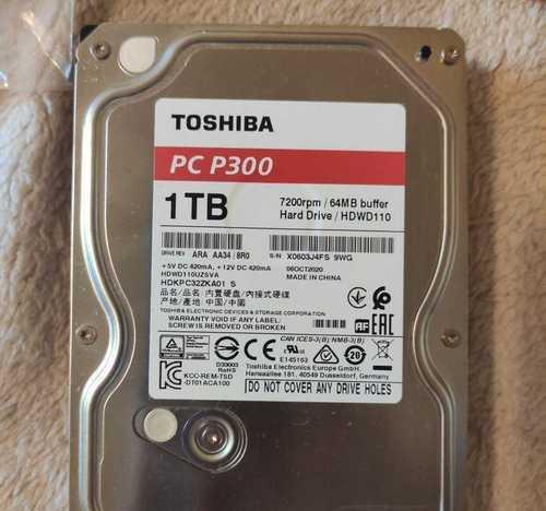 Жёсткий диск Toshiba 1tb