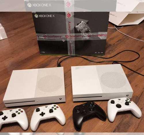 Xbox one s, х 500, 1000 gb 350 игр