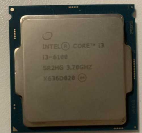 Процессор intel core i3 6100