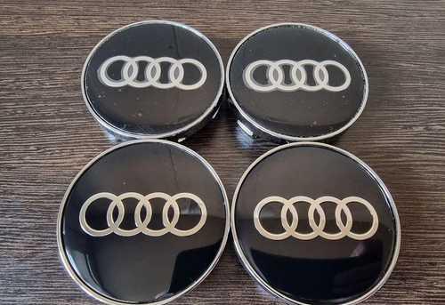 Колпачки на литые диски Audi 60мм для реплик