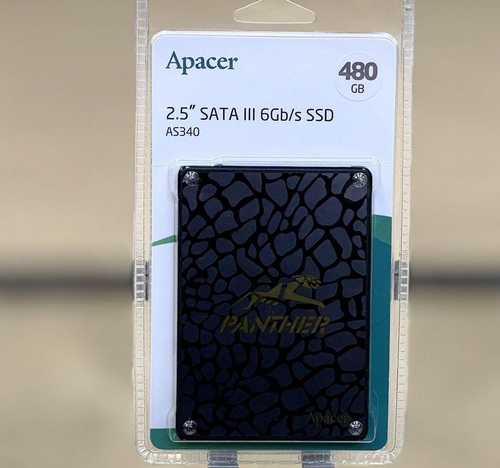 480Gb SSD Apacer AS340 2.5"(новый)