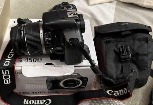 Зеркальный фотоаппарат Canon eos 450d
