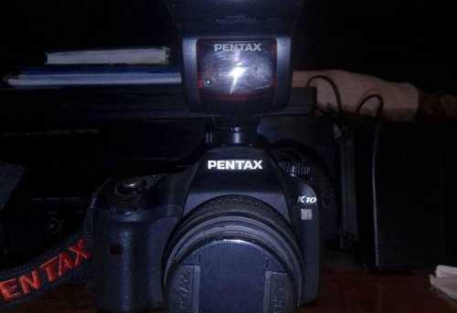 Фотоаппарат Pentax 10D +вспышка