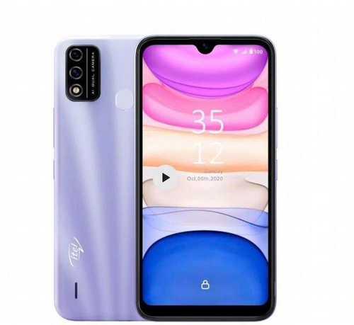 Смартфон Itel A48 2/32 гб, Dual, фиолетовый