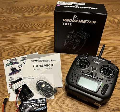 Пульт radiomaster tx12 mk2 elrs с аккумулятором