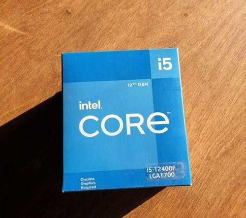 Процессор Intel Core i5-12400F BOX (с кулером)