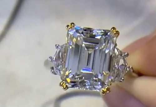 Кольцо 5ct бриллиант муассанит+доставка