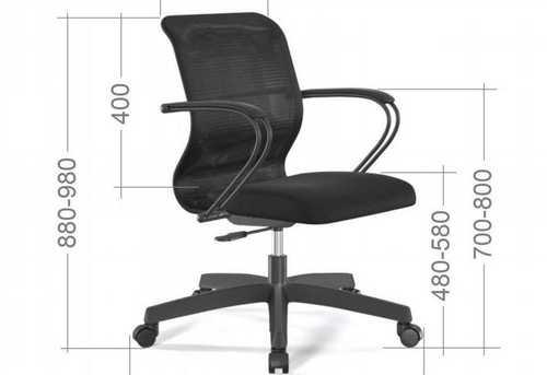 Кресло крепкое компьютерное офисное Sit 8 M4-8K