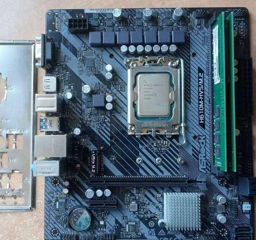 Intel Core i3-12100/ASRock H610M/adata 16Gb DDR4