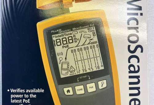 Тестер Fluke Networks MicroScanner PoE mspoe