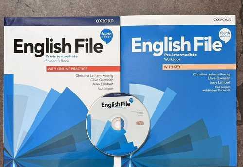 English file Pre-intermediate 4th edition новые