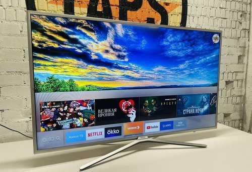 Ультратонкий яркий Samsung 125см SMART TV Wi-Fi