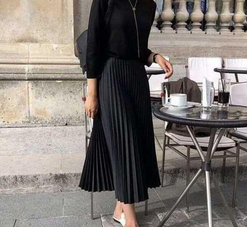 Плиссированная юбка zara