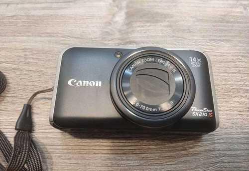 Фотоаппарат Canon PowerShot SX210 is