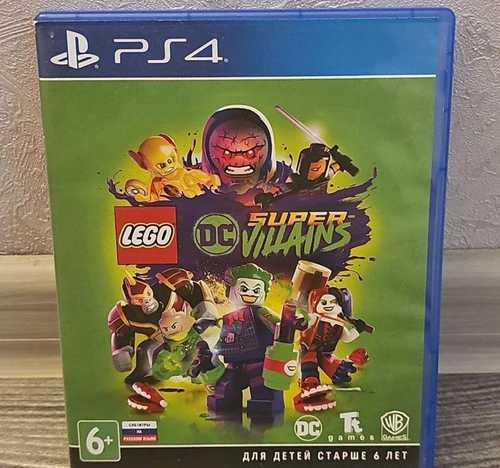 Диск на ps4 Lego DC super villains