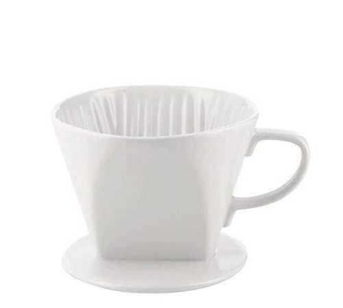 Воронка для заваривания кофе на 1-4 чашки керамика