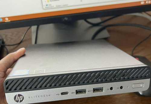 Компьютер HP elitedesk 800 g4, системный блок