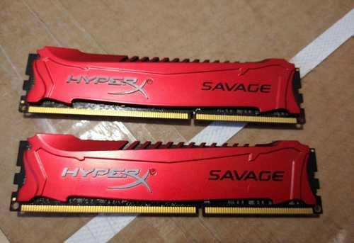 Kingston HyperX savage ddr3 16gb. 2x8. 1866mhz