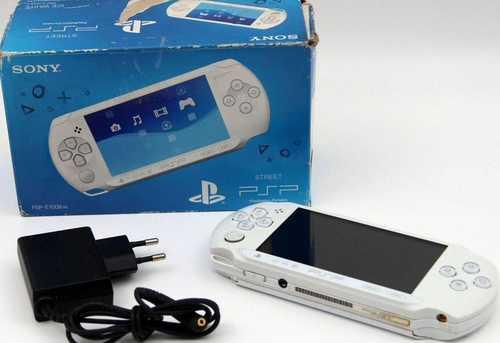 Sony PSP E-1008 Slim 32 Gb White В коробке