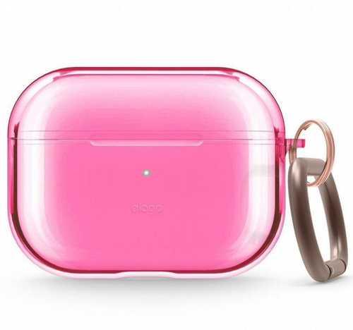 Чехол Elago для AirPods Pro Clear Hang Case Neon