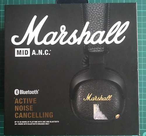 Наушники Marshall, пустая коробка