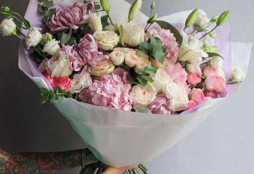 Лилии хризантемы гортензии цветы букеты доставка