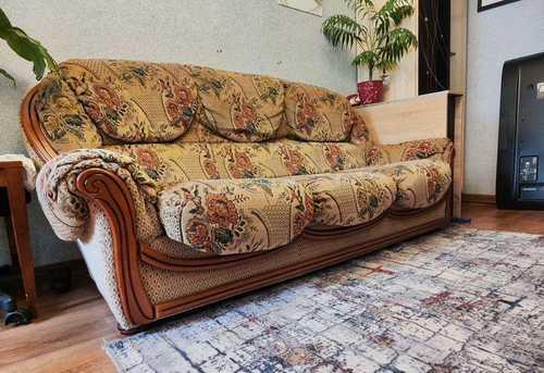 Мягкий, удобный диван раскладной, двуспальный