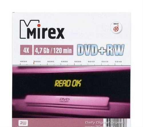 Диск DVD+RW 4.7Gb Mirex (slim)