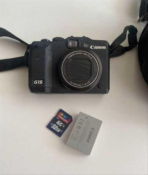 Компактный фотоаппарат Canon G15