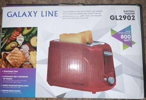Тостер для поджарки хлеба galaxy line gl 2902