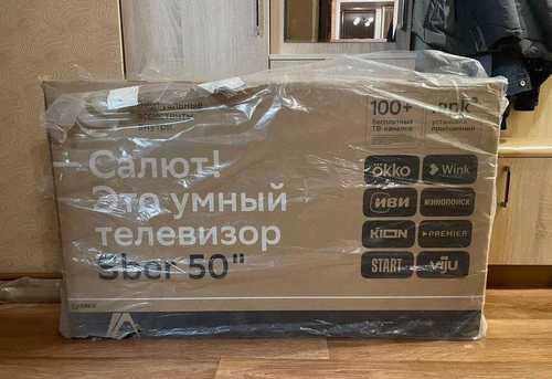 Телевизор Sber 50. Новый, запакованный