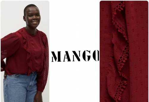 Новая Блуза бордовая от mango XL