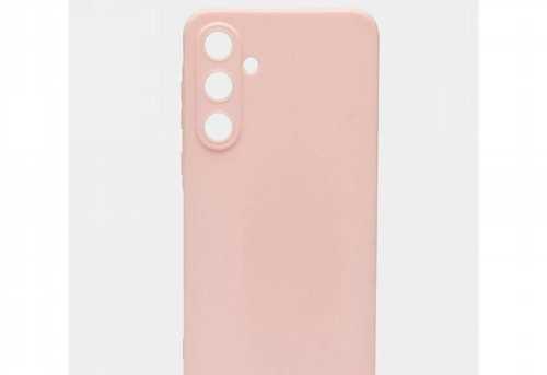 Силиконовый чехол для Samsung Galaxy A55 розовый
