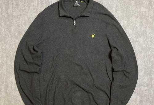 1/4зип свитер lyle&scott