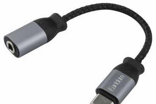 Адаптер переходник USB Type-C на Jack 3,5мм Earld