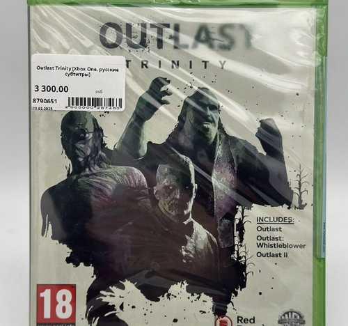 Игра Outlast Trinity (Xbox One, русские субтитры)