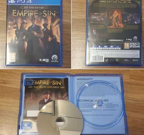 Диск ps4 Empire of Sin на русском